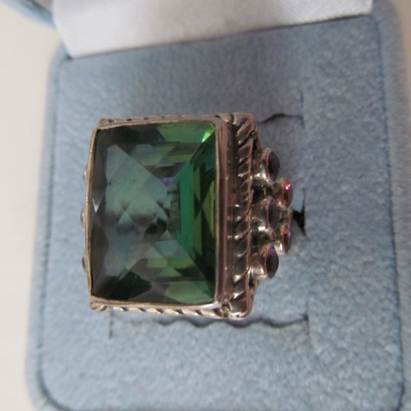 Nicky Butler | Jewelry | Nicky Butler Green And Silver Vintage Ring ...